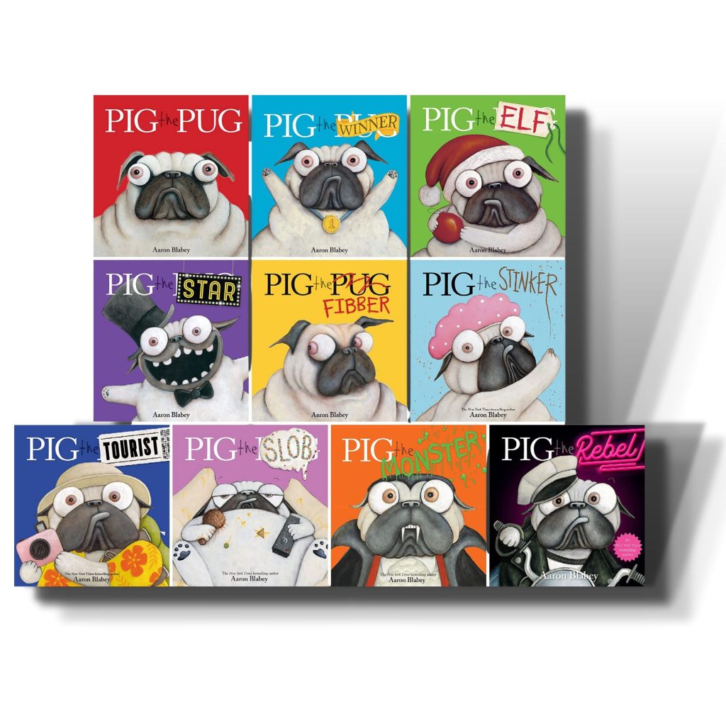 Pig the Pug Complete Series Set - 10 Books With 1 Plush Toy - Targetgears