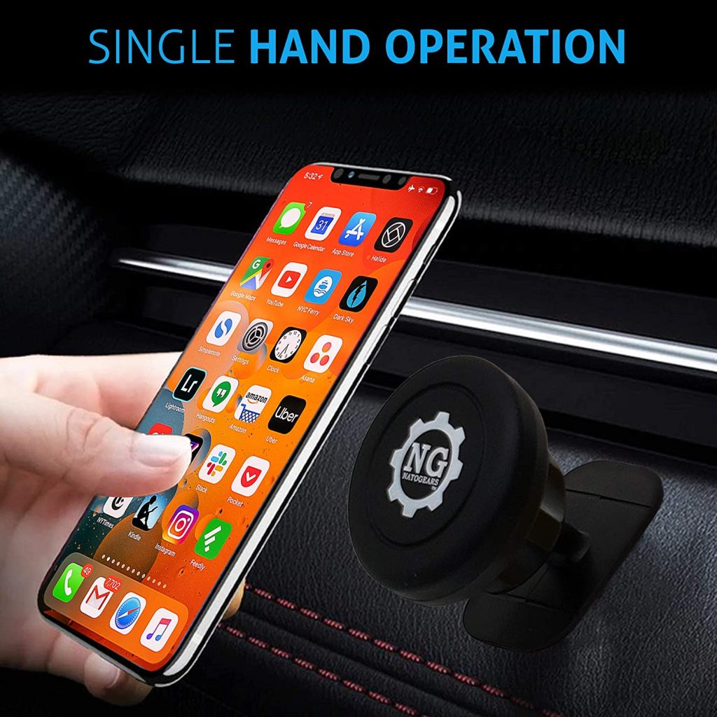 Nato Gear Smart Mount - Round Head Car Smartphone Holder - Targetgears