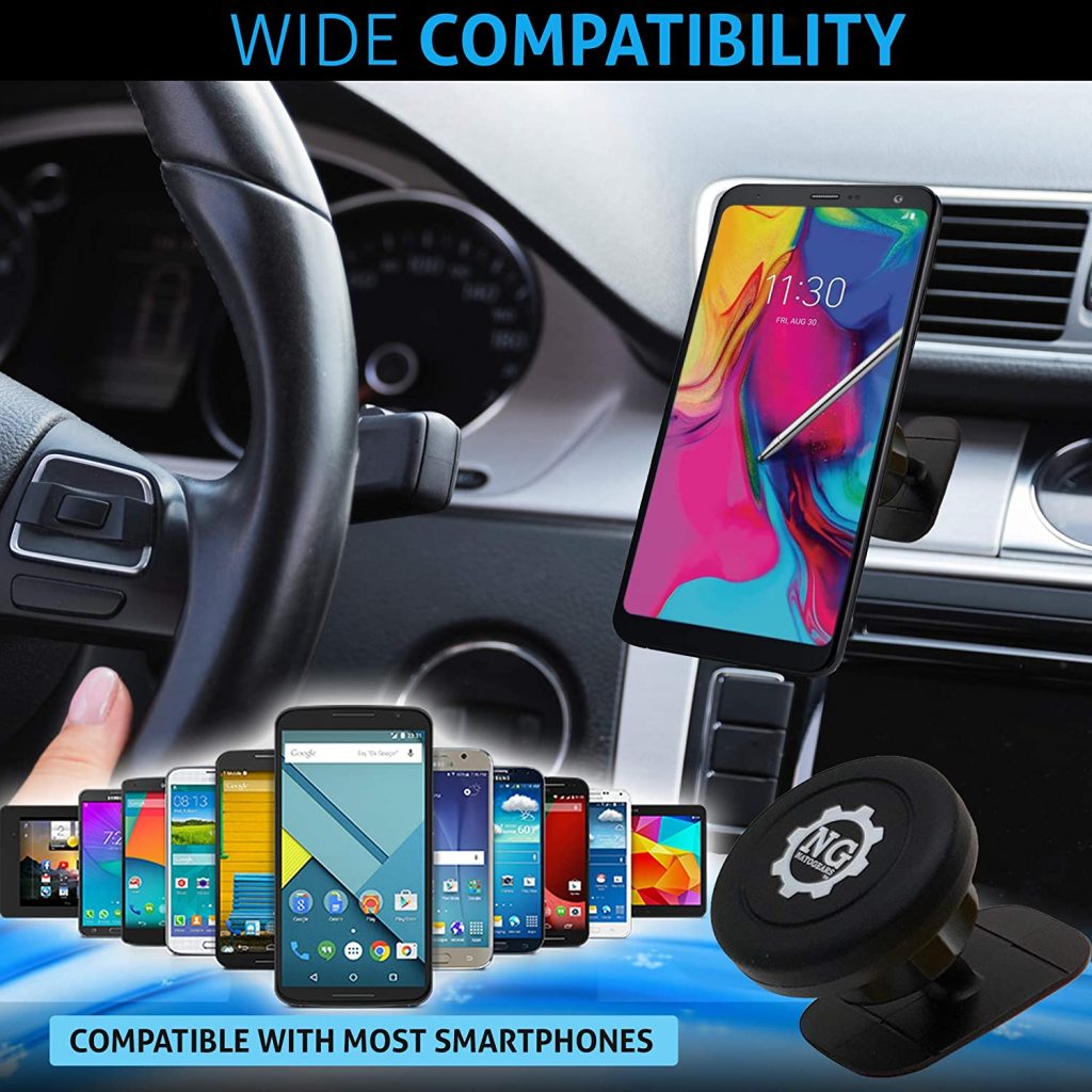 Nato Gear Smart Mount - Round Head Car Smartphone Holder - Targetgears