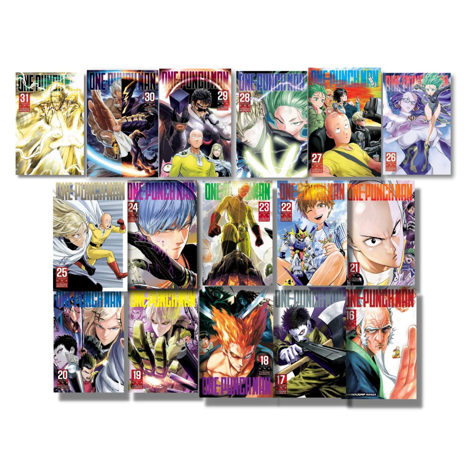 One Punch Man Anime Manga Set Vol 16-31 - Targetgears